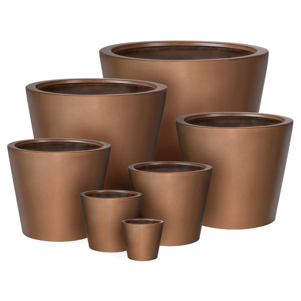 Tapered Cylinder Planters - Botanicus Green